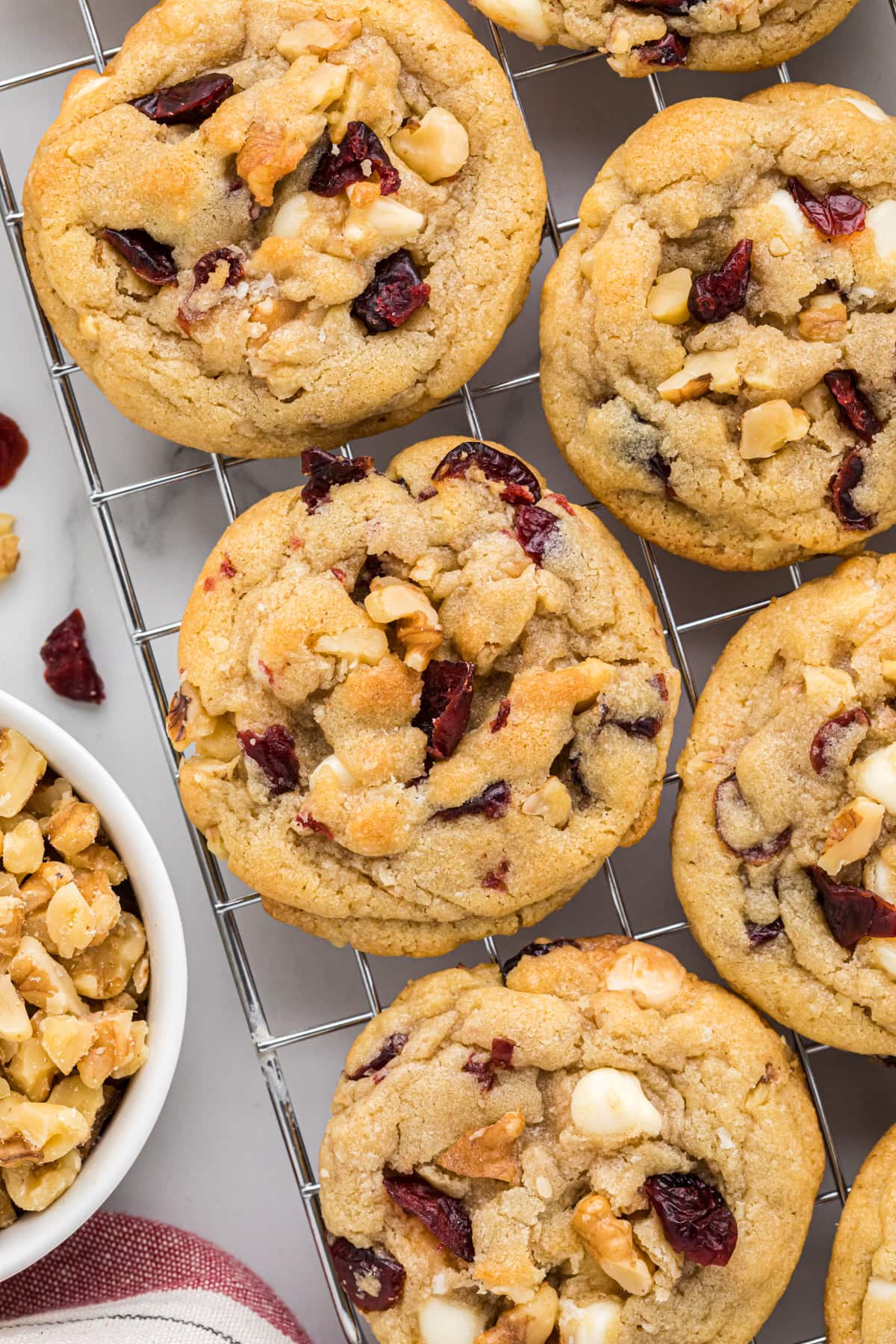 Cranberry and Walnut Cookies - Risa's Family Kitchen