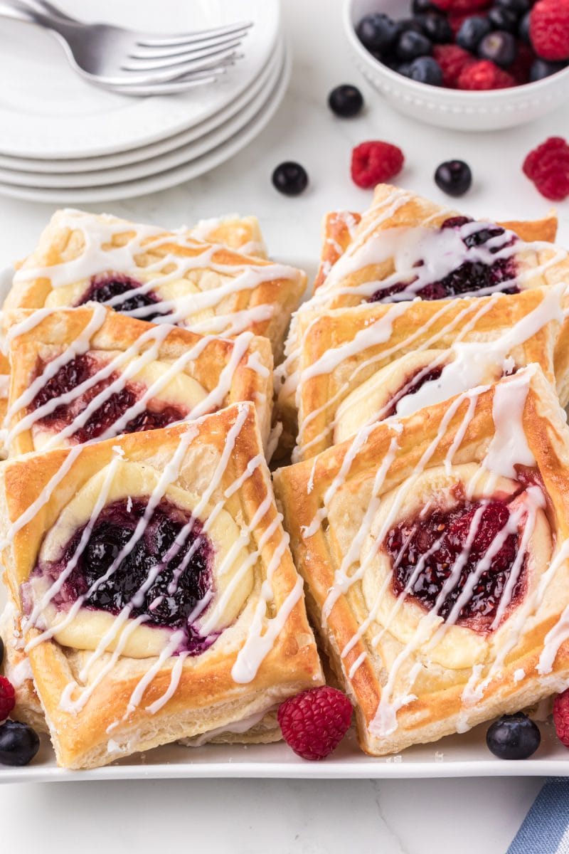 Cream Cheese Puff Pastry Danish - Risa's Family Kitchen