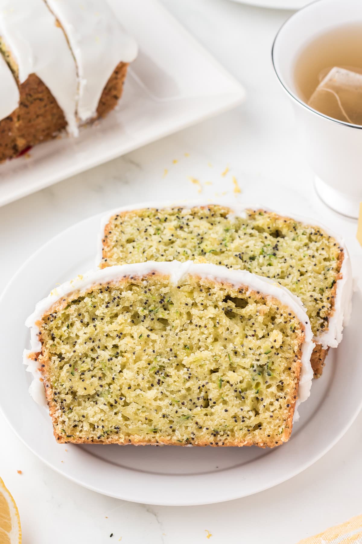 Lemon Zucchini Poppy Seed Bread - Risa's Family Kitchen