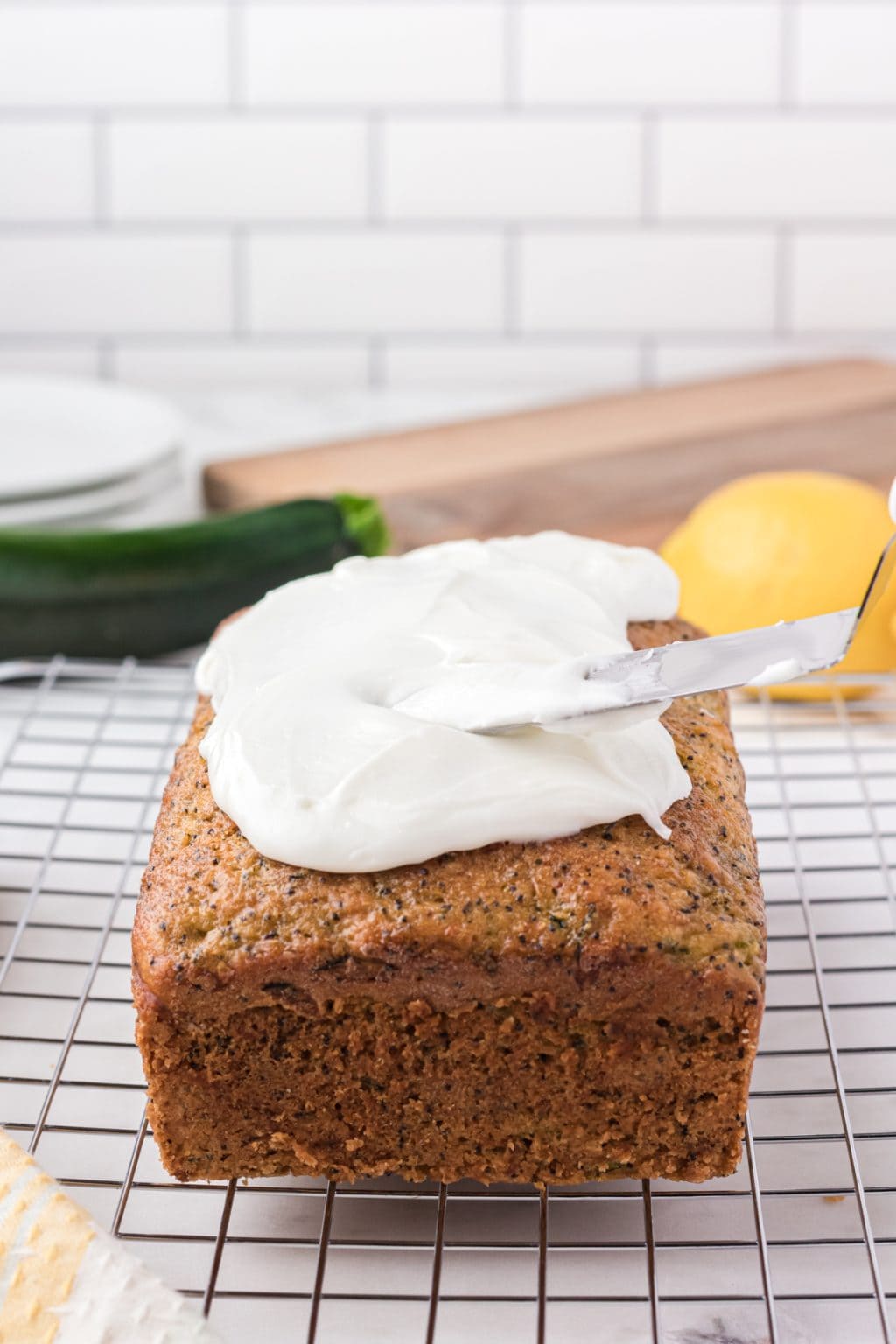 Lemon Zucchini Poppy Seed Bread - Risa's Family Kitchen