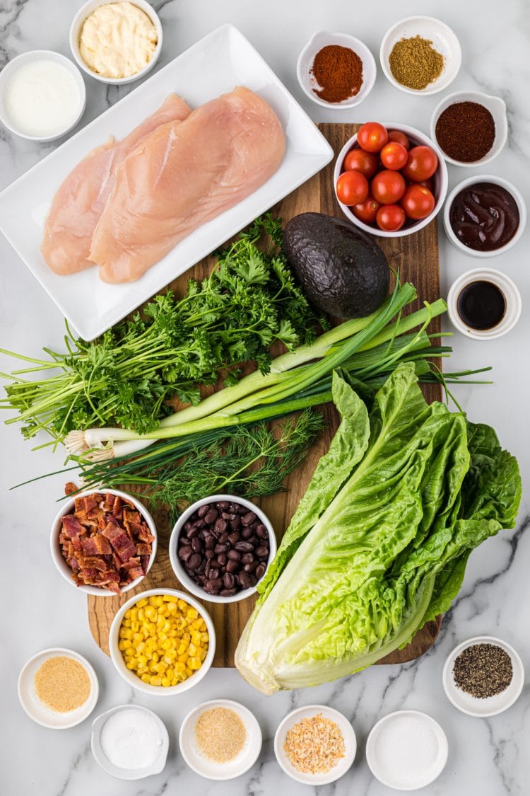 Barbecue Ranch Chicken Salad - Risa's Family Kitchen