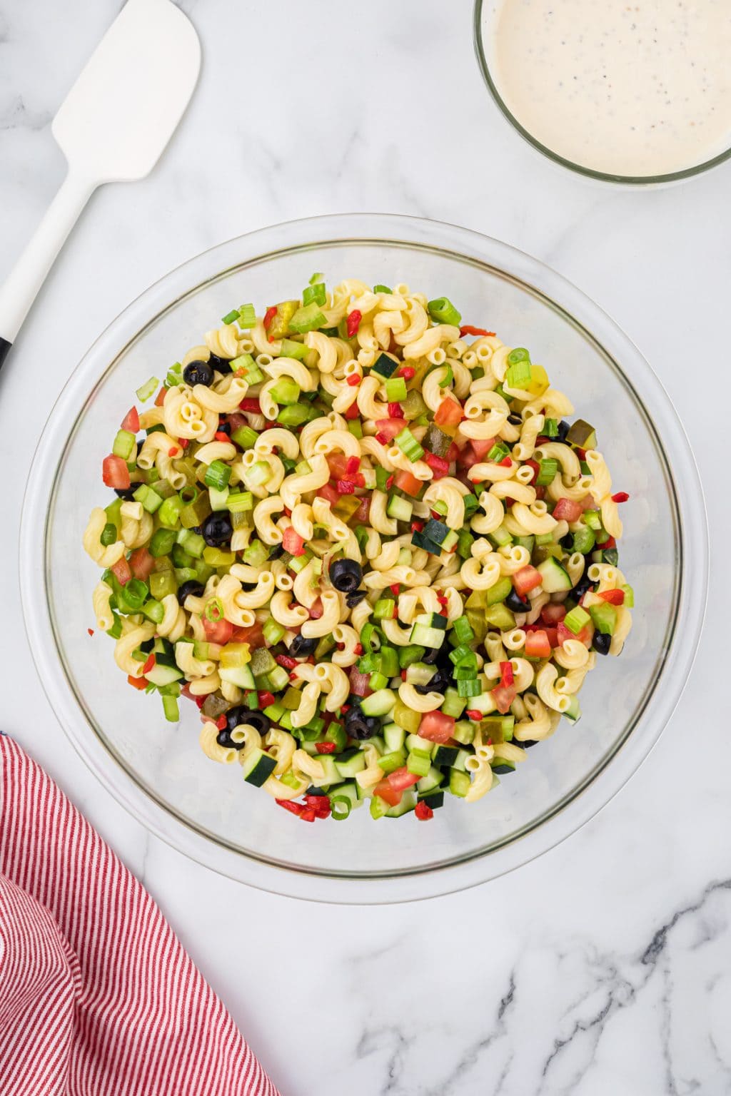 Vegetable Macaroni Salad - Risa's Family Kitchen