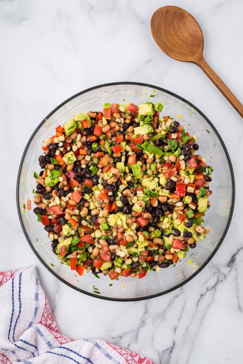 Cowboy Caviar with Avocado - Risa's Family Kitchen