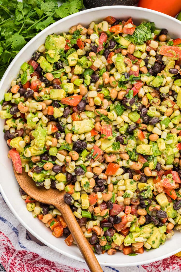 Cowboy Caviar with Avocado - Risa's Family Kitchen