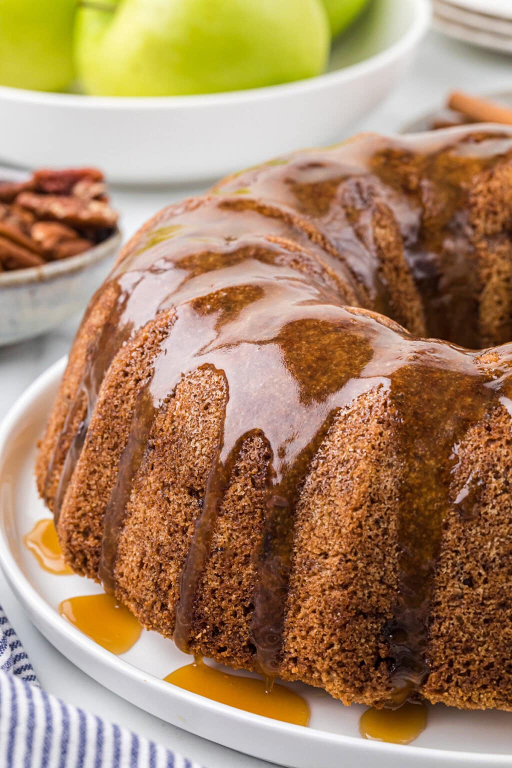 Apple Caramel Bundt Cake - Risa's Family Kitchen