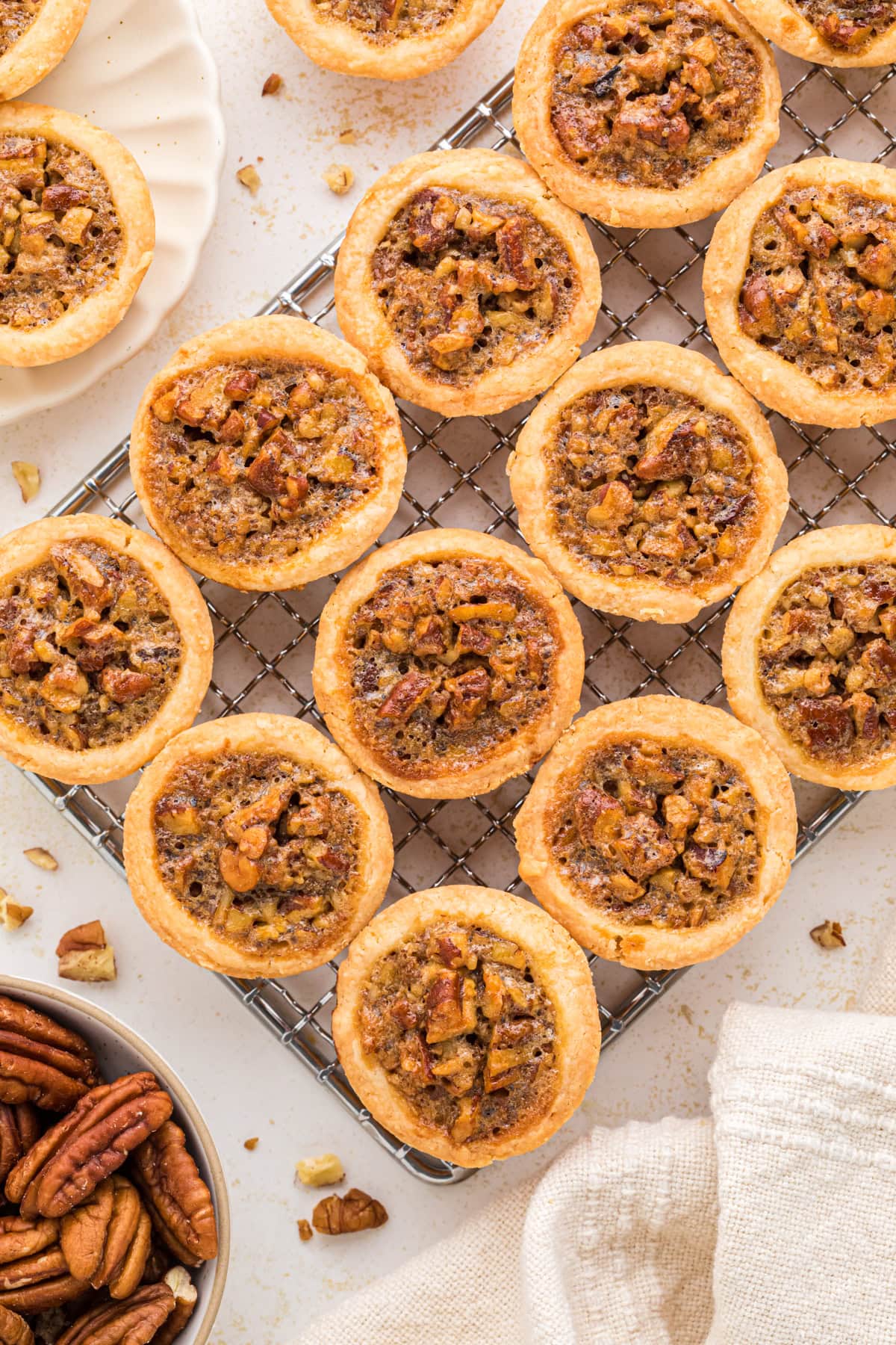 Pecan Tassies with Honey - Risa's Family Kitchen