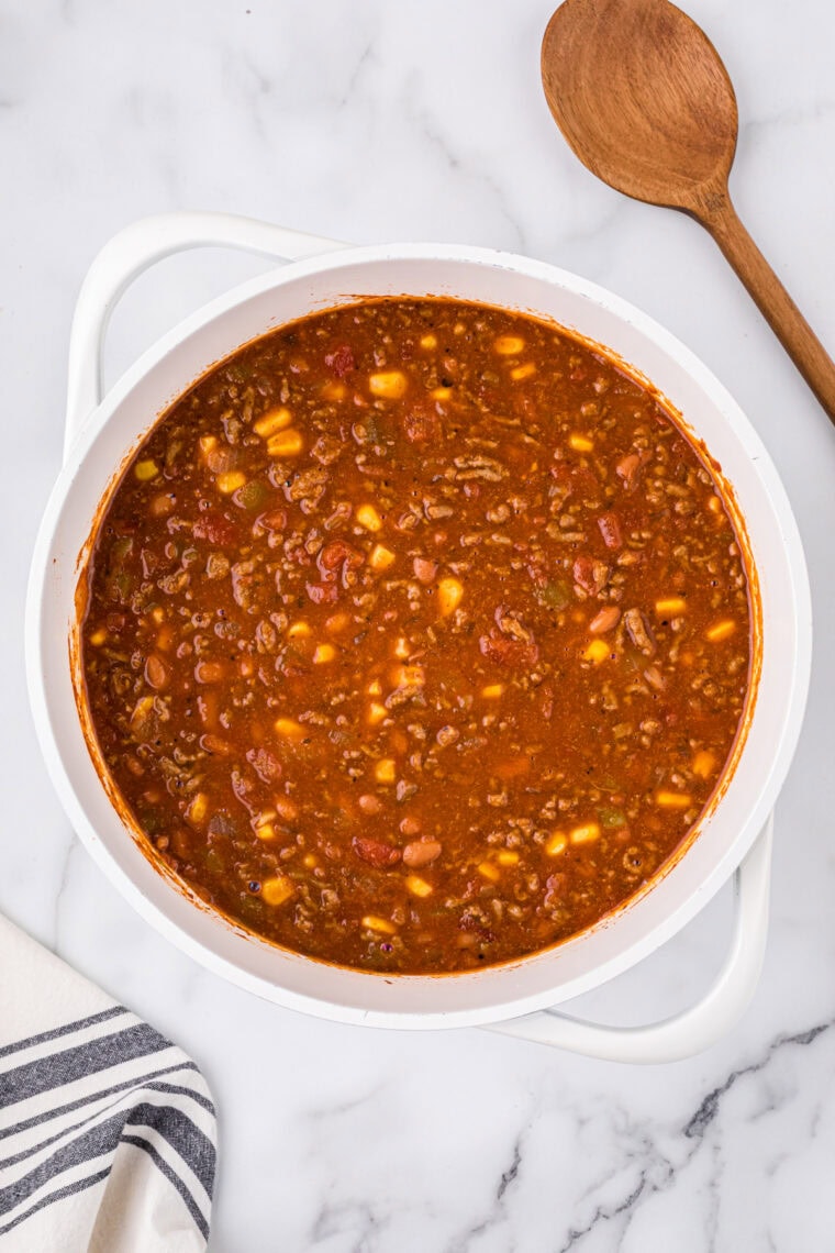 Chili Recipe with Corn - Risa's Family Kitchen