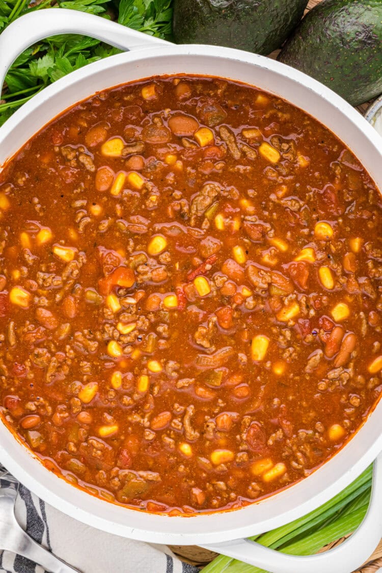 Chili Recipe with Corn - Risa's Family Kitchen