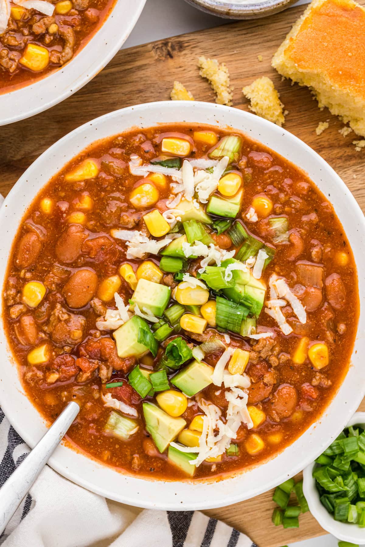 Chili Recipe with Corn - Risa's Family Kitchen