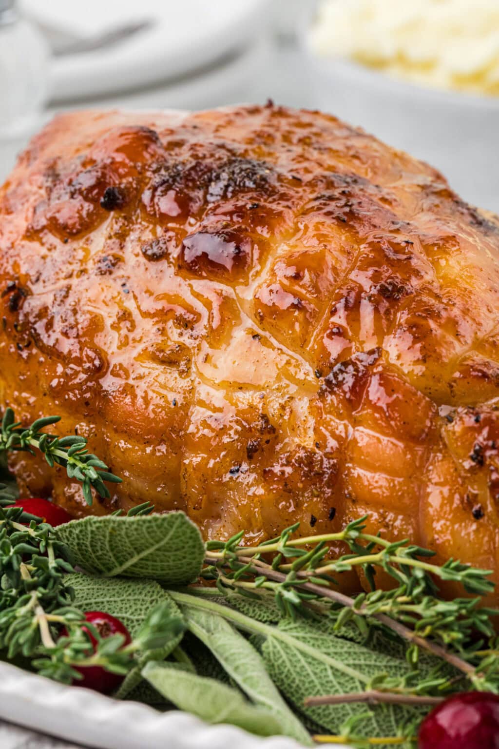 Brined Boneless Turkey Breast with Maple Glaze - Risa's Family Kitchen