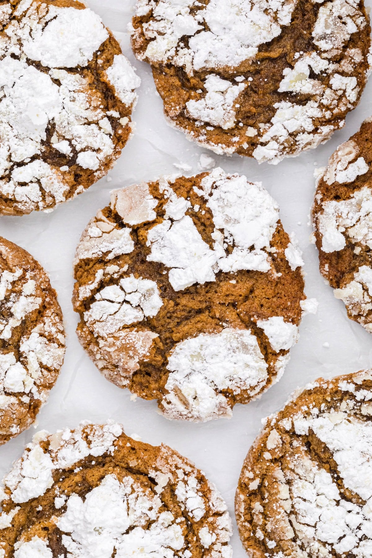 Ginger Crinkle Cookies - Risa's Family Kitchen